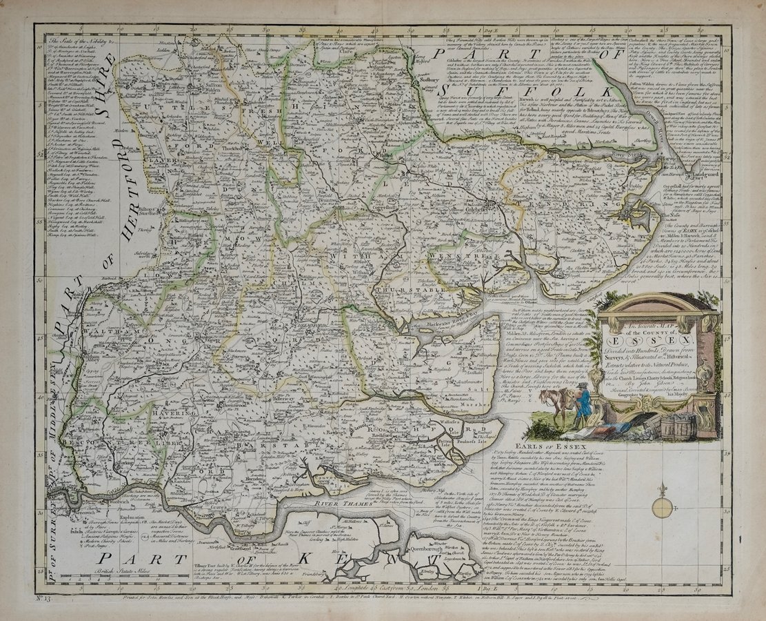 Essex Antique Maps Old Maps Of Essex Vintage Maps Of Essex Uk