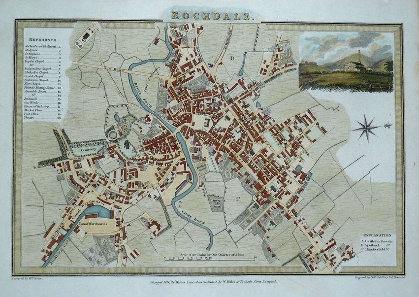 Town Plans, Antique Maps, Vintage Maps, Old Maps, York, St Albans ...