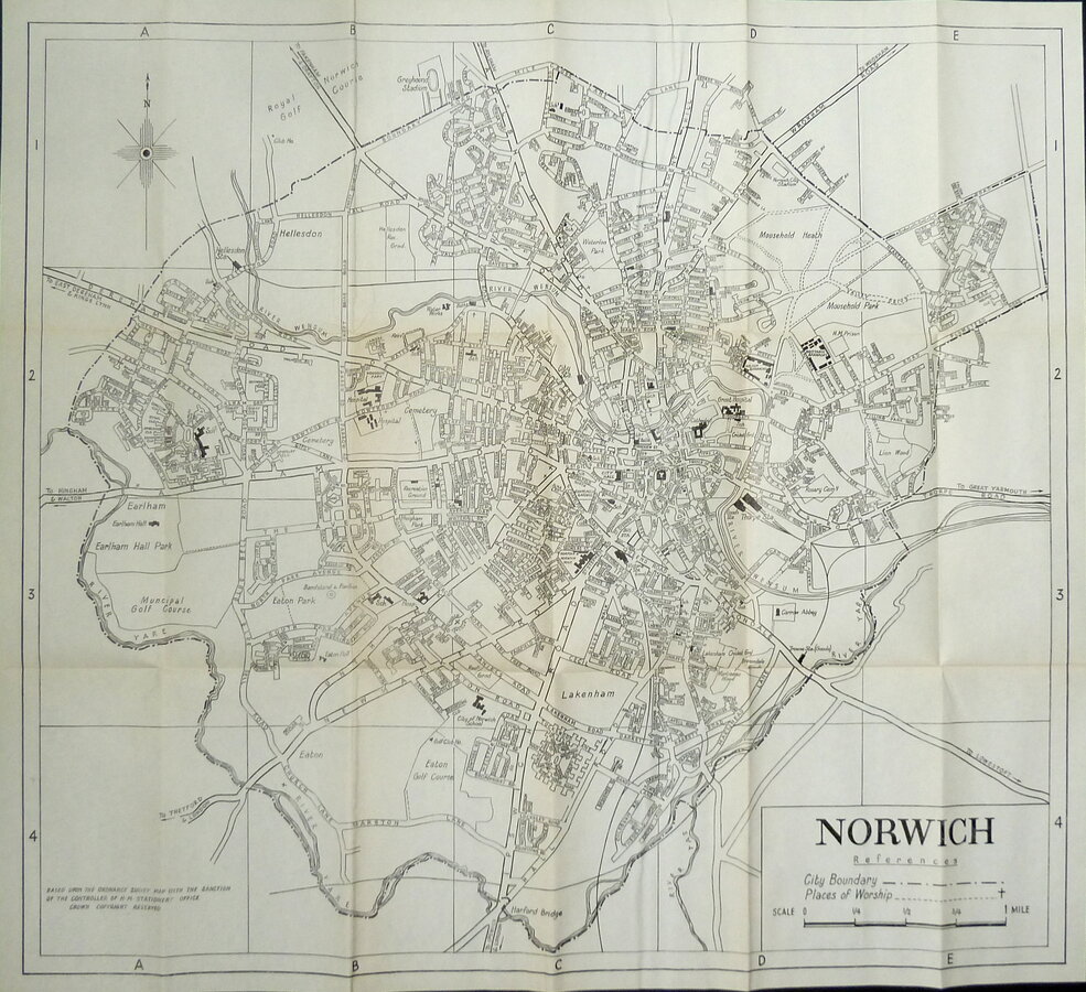Town Plans, Antique Maps, Vintage Maps, Old Maps, York, St Albans ...