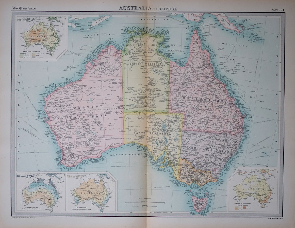 Antique Maps of Australasia.