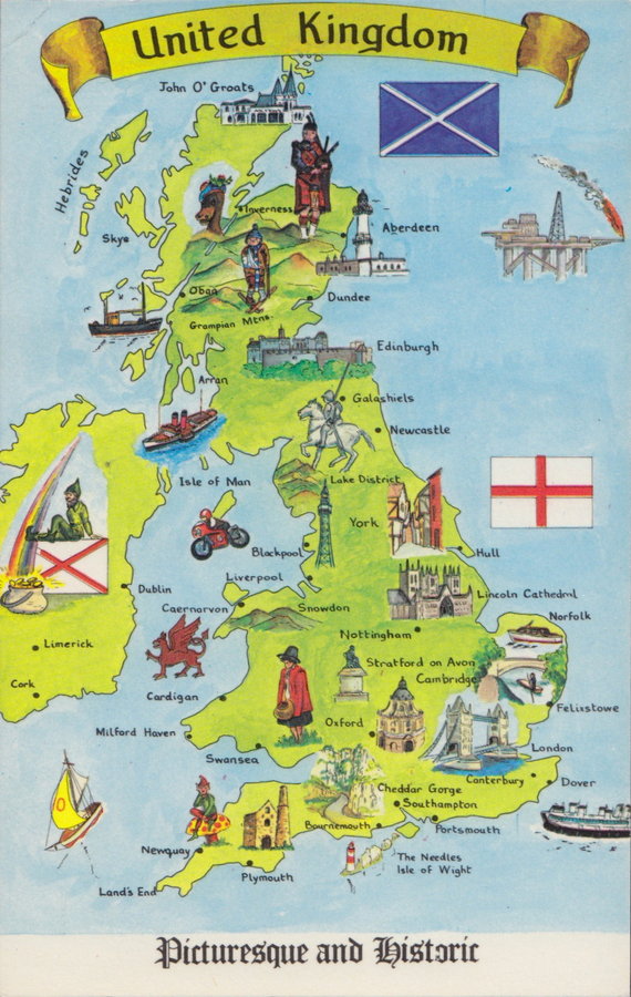Whole Of Britain, Antique Maps, Old Maps, Vintage Maps, England ...