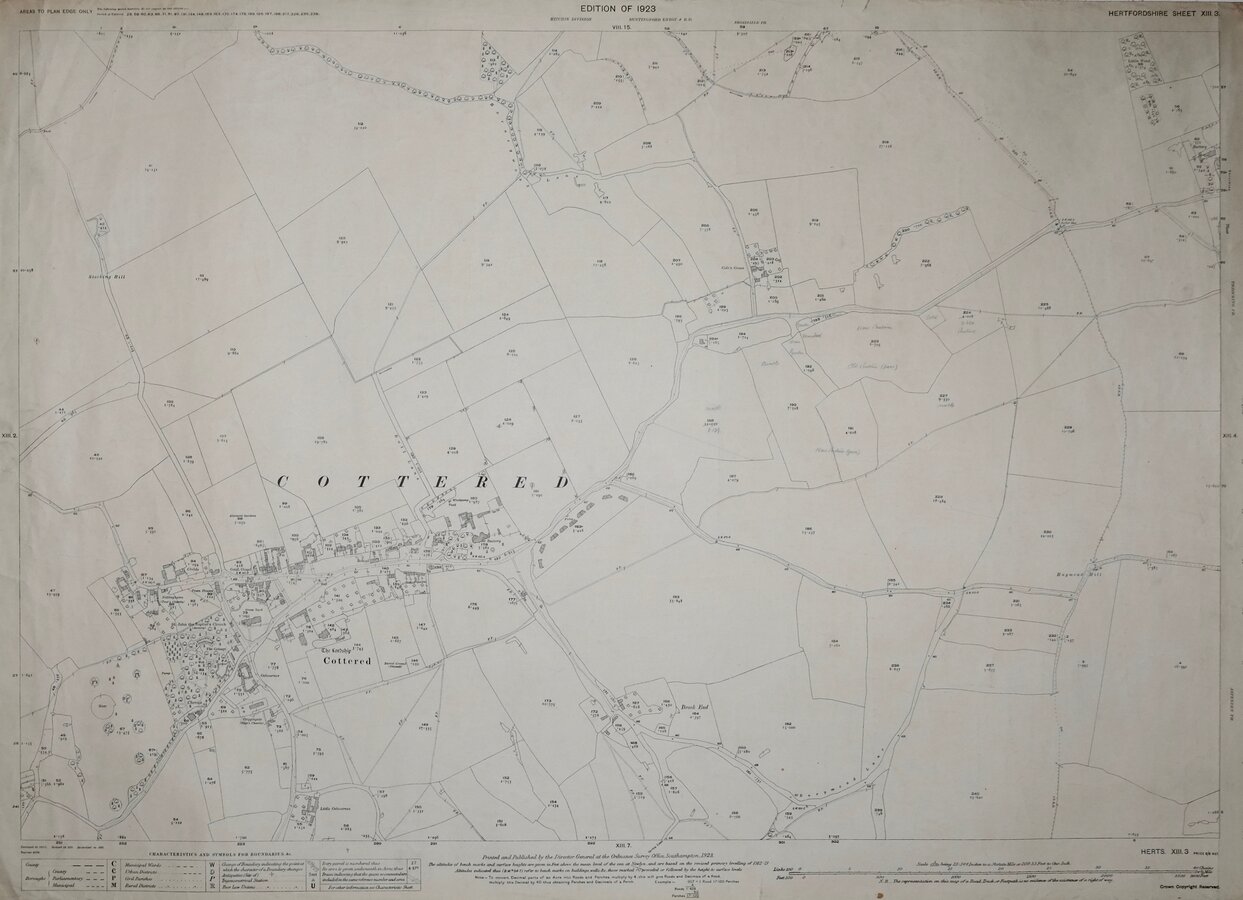 O.S. Twenty five Inches to a Mile