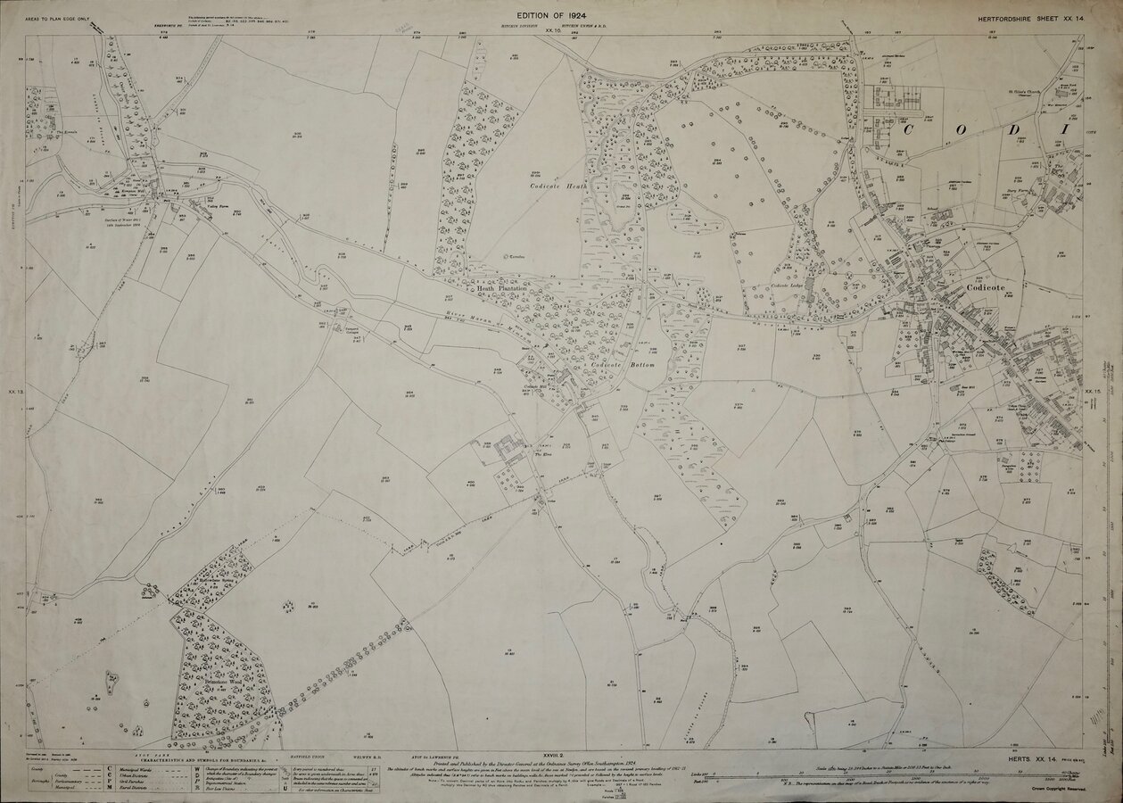 O.S. Twenty five Inches to a Mile