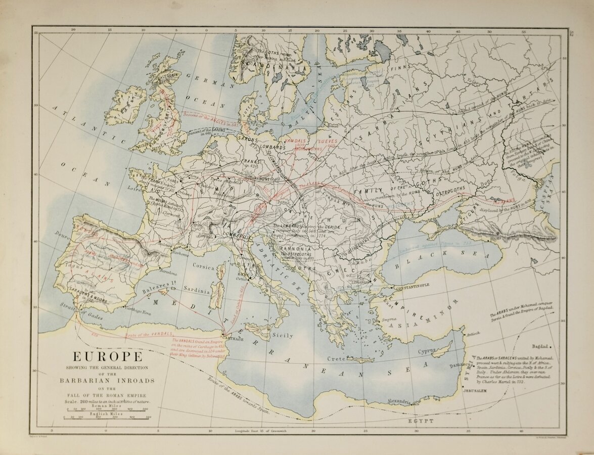 Antique Historical maps.